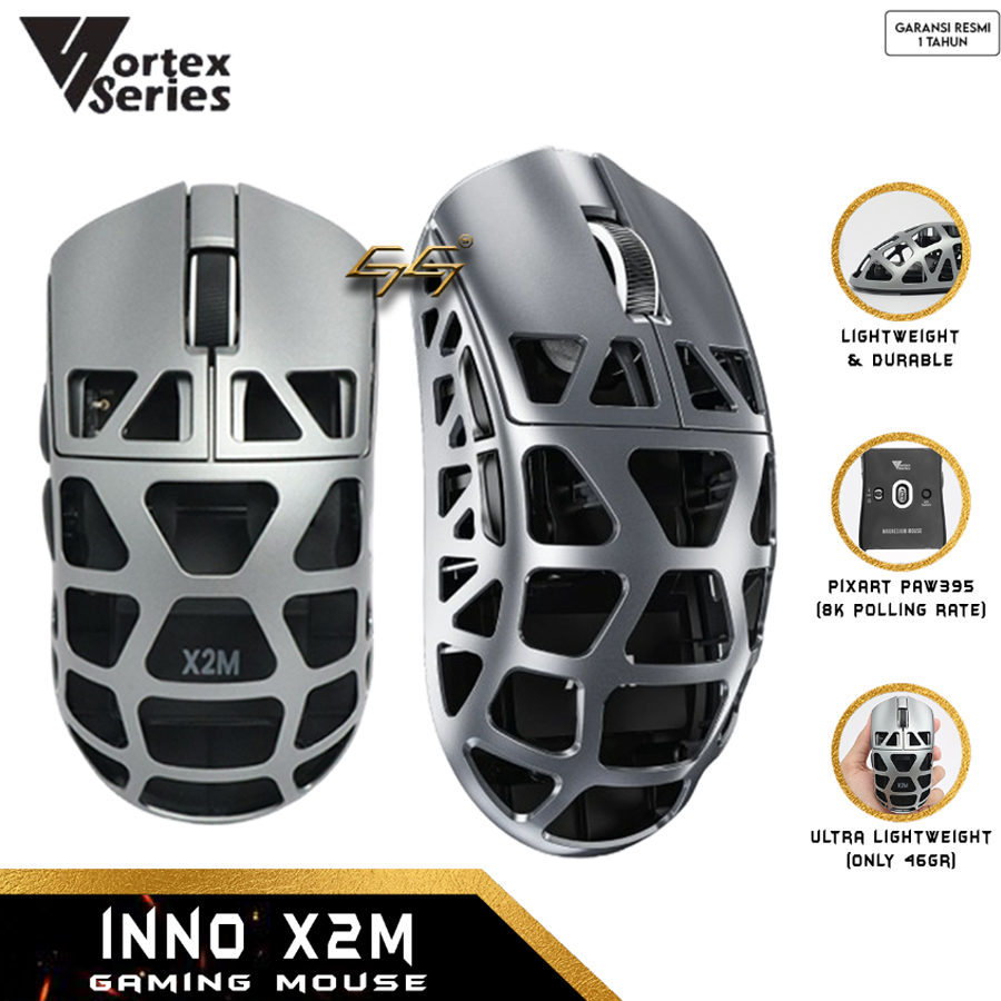 VortexSeries INNO X2M INNO X2-M Mouse Gaming Wireless Ultra Lightweight ...