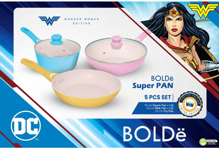 BOLDe Super Pan Wonder Woman Set 5pcs | Lazada Indonesia