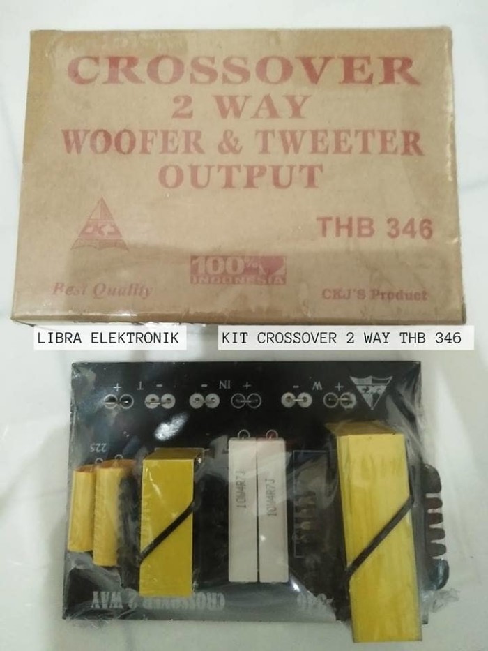 KIT CROSSOVER PASIF 2 WAY WOOFER & TWEETER OUTPUT | Lazada Indonesia
