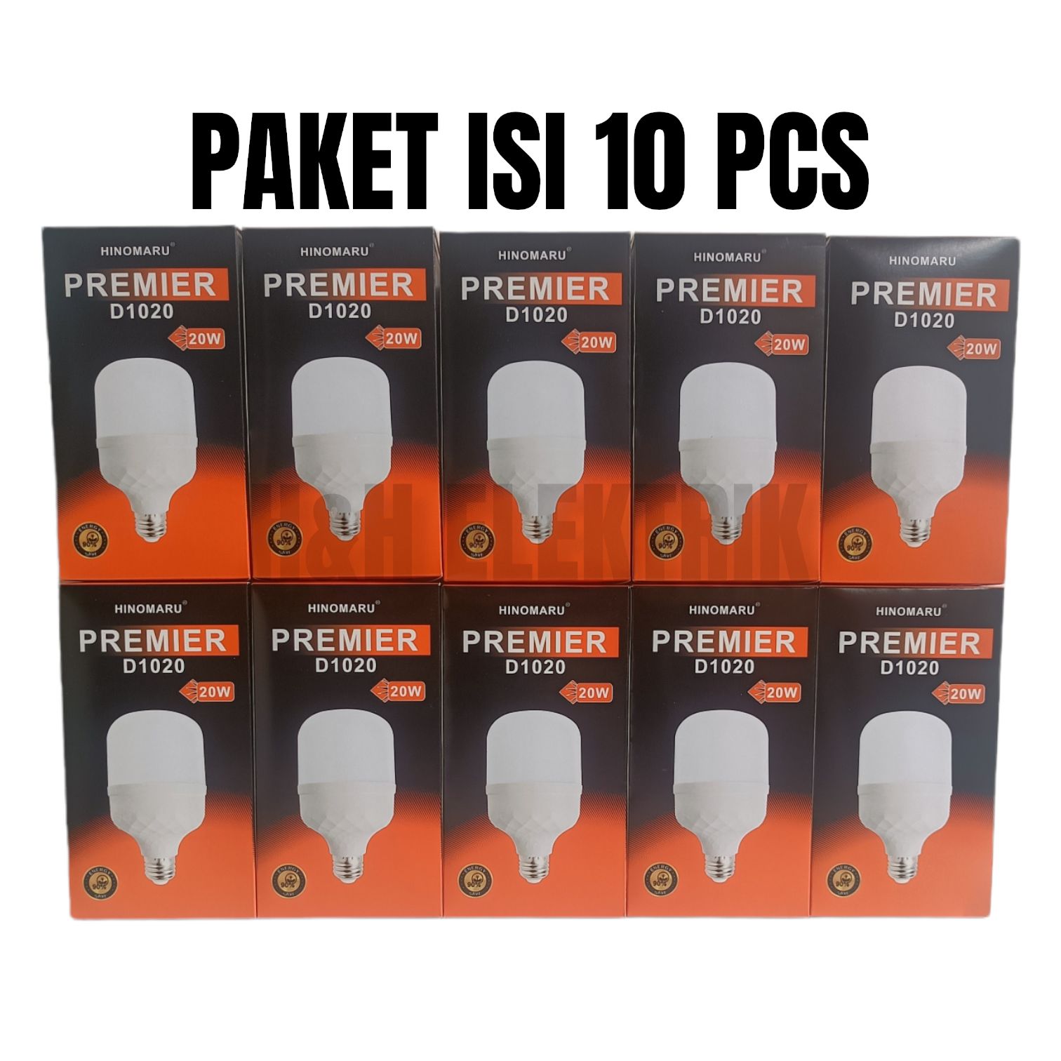 Lampu Led Hinomaru Premier 20 Watt 20W Cahaya Putih Paket isi 10 Pcs | Lazada Indonesia