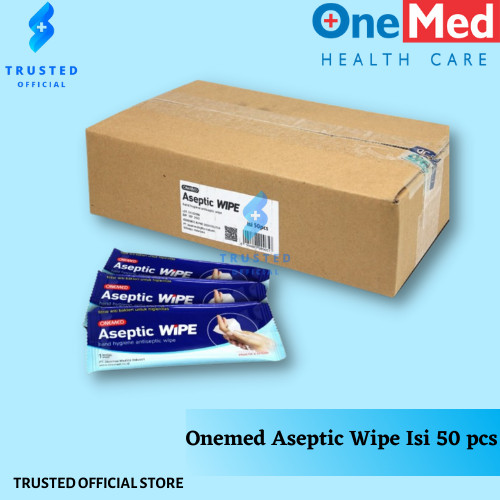 Aseptic Wipe onemed Tissue Antiseptik Steril Wipe [ 1 BOX ] | Lazada ...