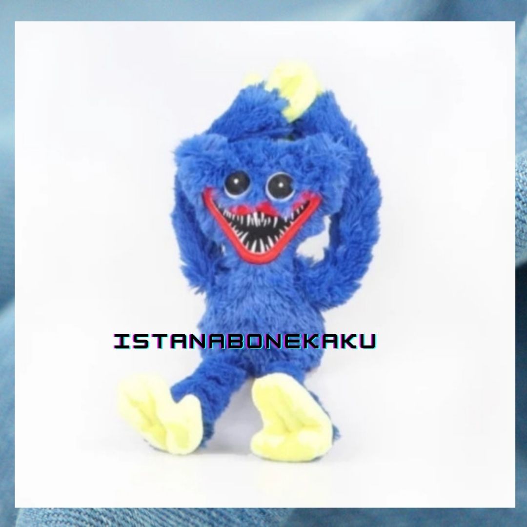 Boneka Huggy Wuggy ( Hagi Wagi ) 40 cm Stuffed Plus Game Poppy Playtime ...