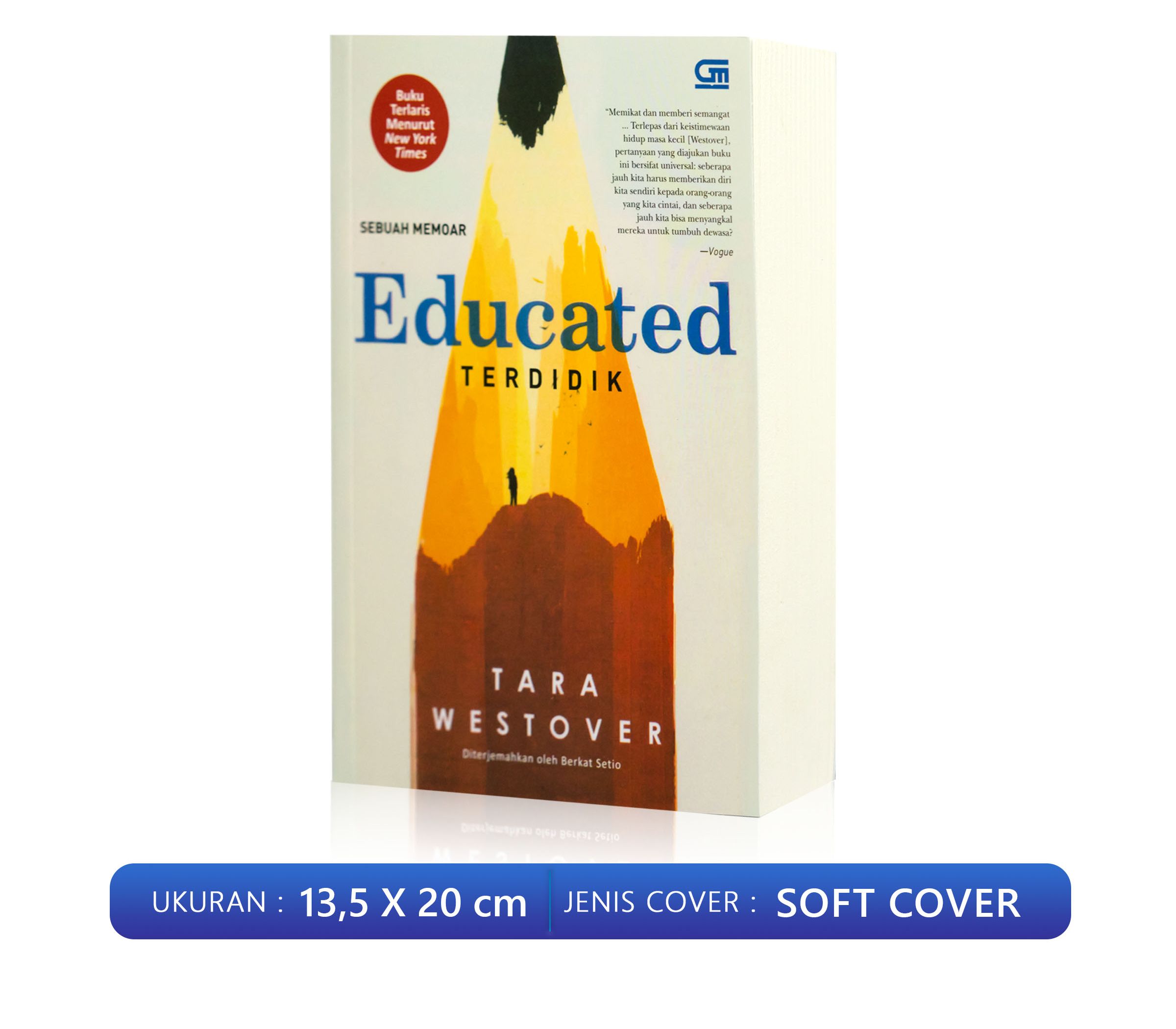 Buku Memoar Sebuah Memoar Educated Terdidik Tara Westover Buku
