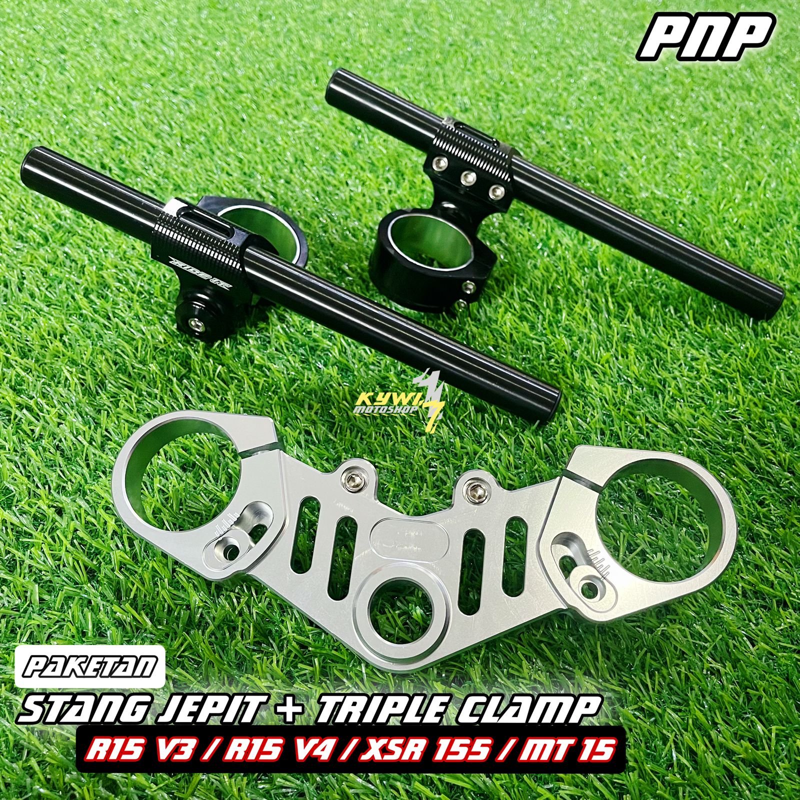 Paket stang jepit triple clamp R15 V3 V4 XSR 155 MT 15 | Lazada Indonesia