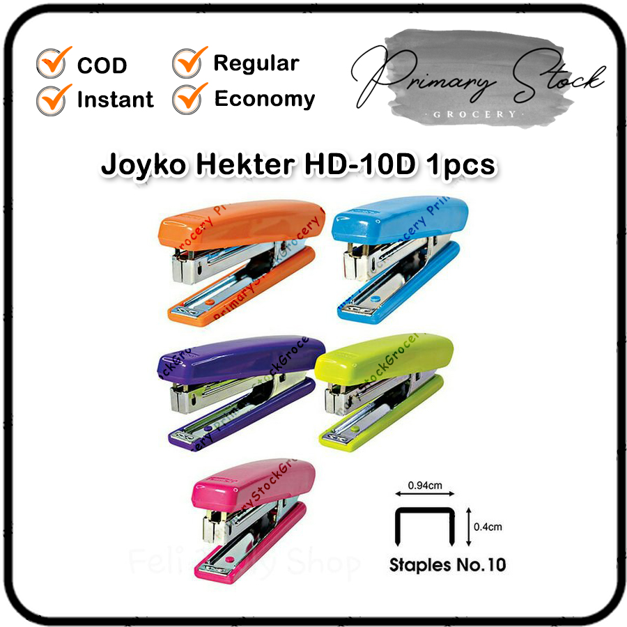 Staples Sedang Mini HD 10D Stapler Joyko Hekter Besar Kecil Isi no 10 ...