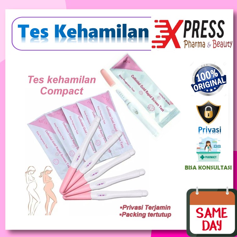 ⚡XPRESS⚡ Tes Kehamilan Pink Testpack Akurat dan Tespek HCG Pv Test pack ...