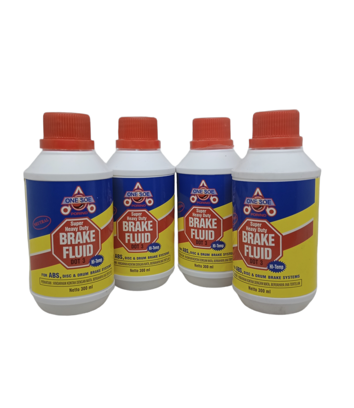 1 botol Minyak Rem One Soe Oli Rem Brake Fluid 300ml Dot 3 Warna Merah ...