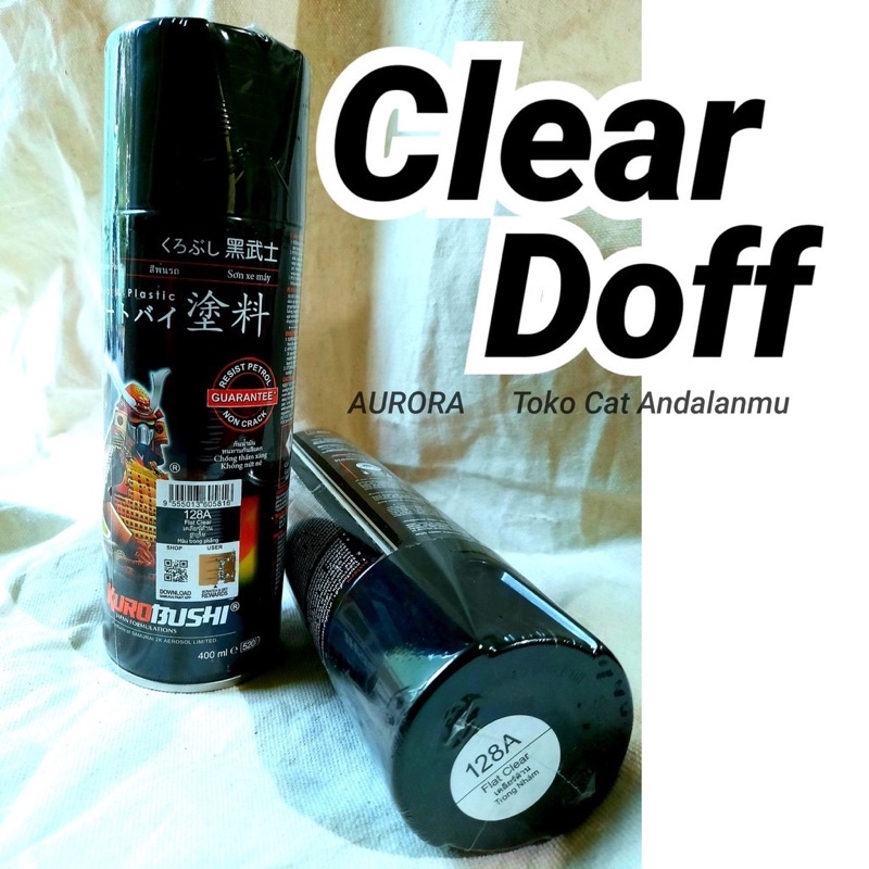 Pilox Samurai Flat Clear 128A Doff Dof Dop Vernis Pernis Klir Pilok ...