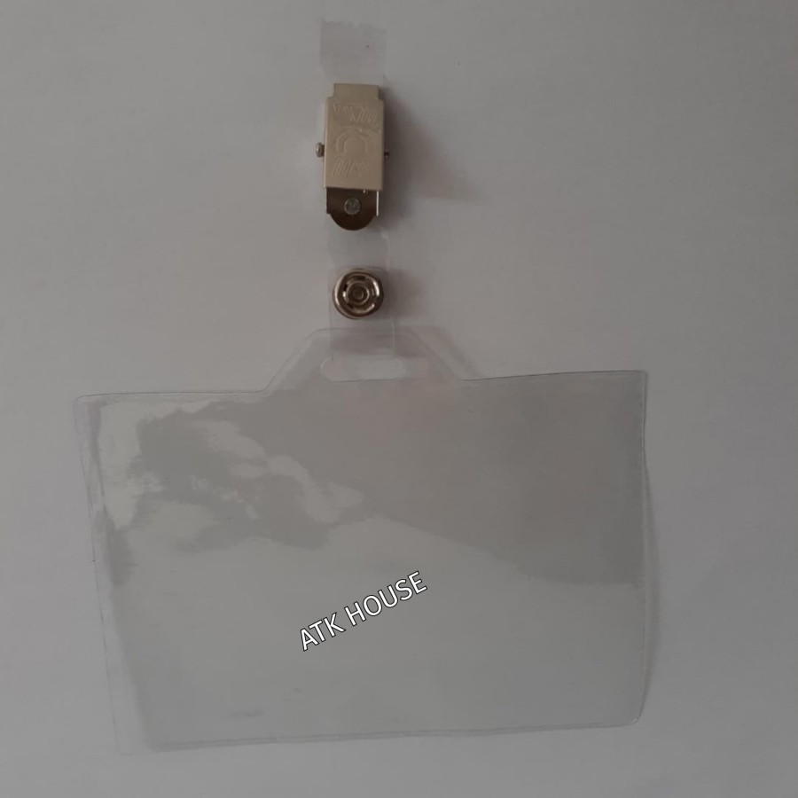 Name Tag Panitia Plastik+Jepit U/ID Card Plastik Jepit U Seminar ...