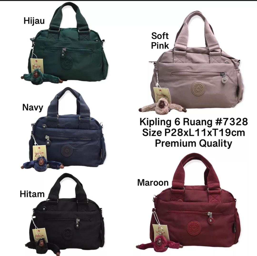P.Y SHOP TAS SELEMPANG WANITA / SLING BAG KIPLING 6 RUANG / TAS KIPLING ...