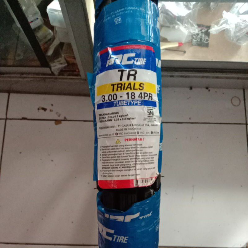 BAN IRC TRIAL 300 RING 18 IRC TR TRIALS 3.00-18 BAN LUAR MOTOR SEMI TRAIL TRIL TRILL WIN 30018 ...