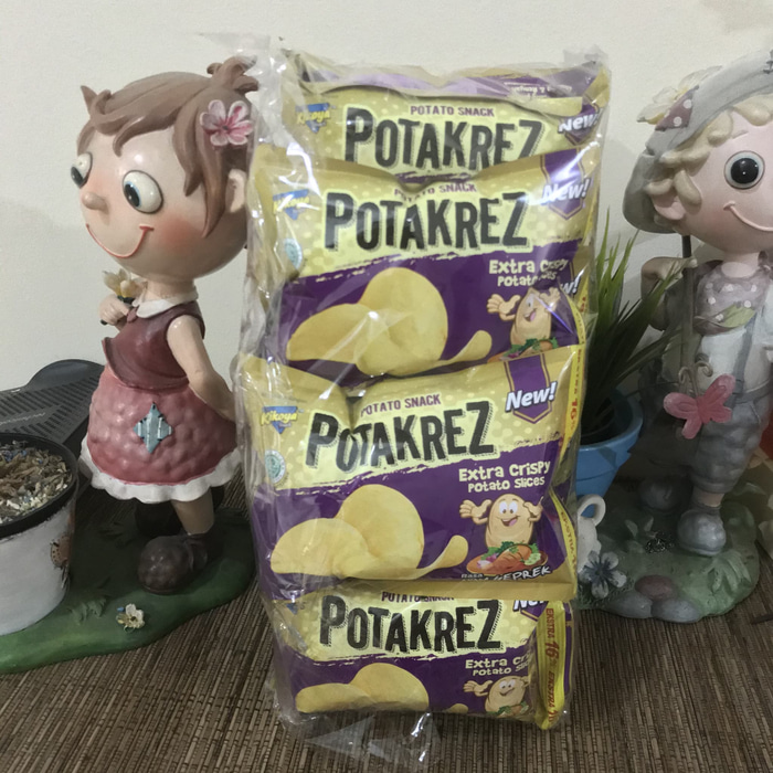 kripik snack kentang potakrez potato snack | Lazada Indonesia