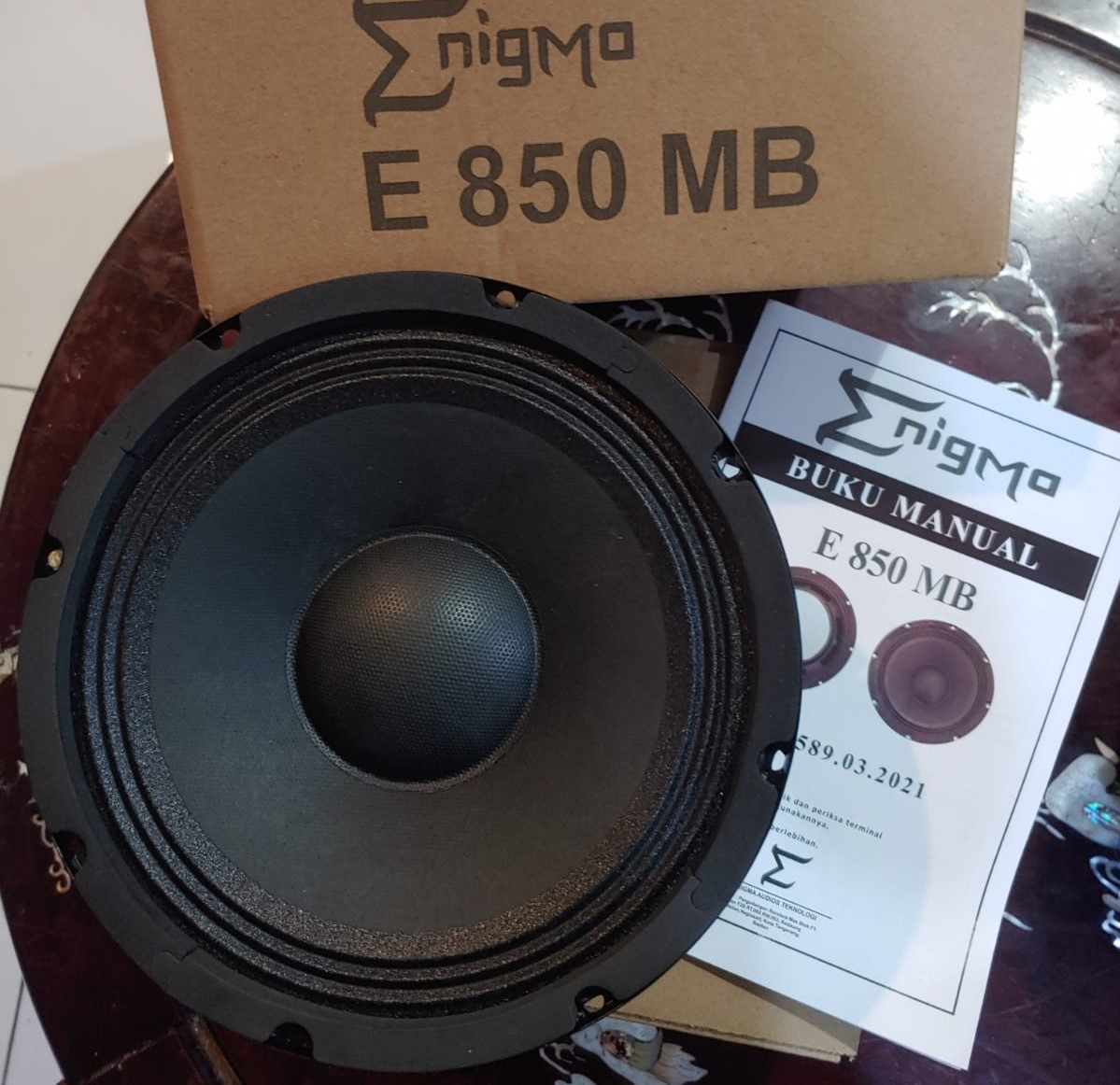 Speaker Komponen Pro 8" 8 inch 8 in Enigma E 850 MB Full Range / Mid ...