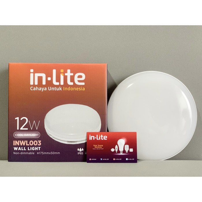 LAMPU WALL LIGHT INLITE / LAMPU DINDING INLITE 12 WATT - INWL003 ...
