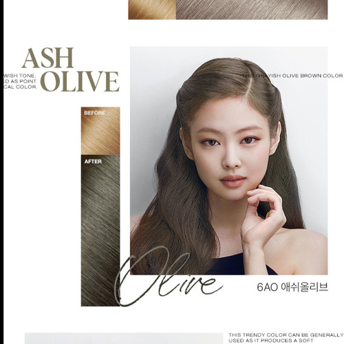 MISE EN SCENE Hello Bubble Hair Coloring - 6AO Ash Olive | Lazada Indonesia