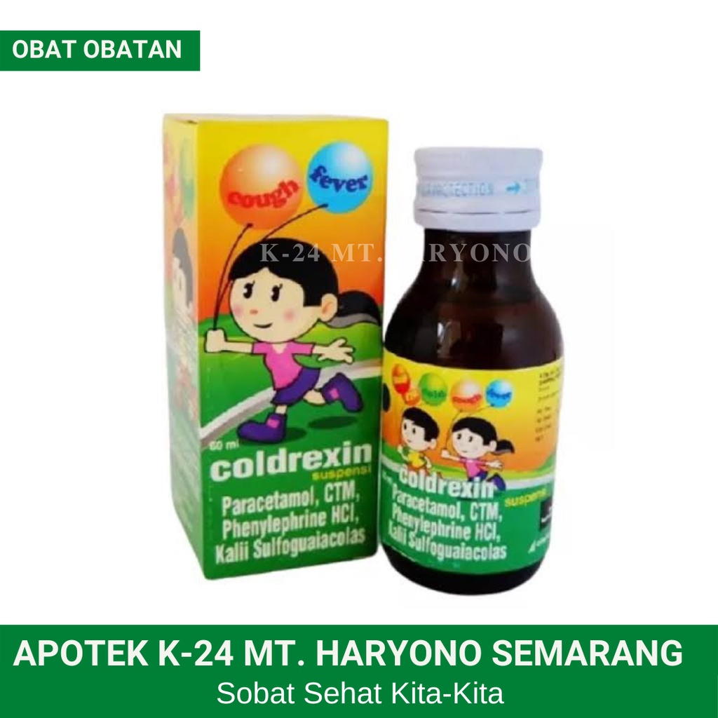 Coldrexin Sirup 60 ml / Obat Batuk Pilek Demam Flu Hidung Tersumbat ...