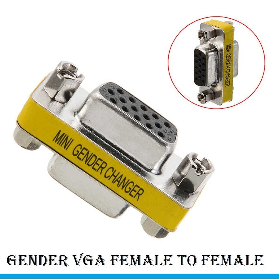Gender / Konektor VGA F-F / Sambungan Kabel VGA - Female-Female GENDER ...