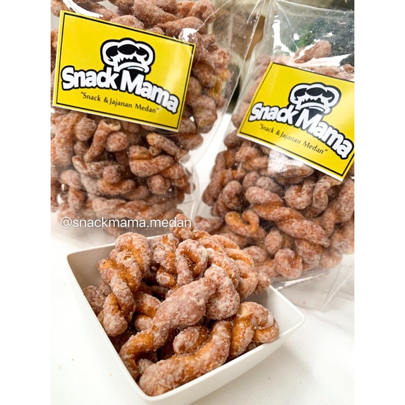 UNTIR UNTIR RAPUH 200GR / KUE TALI TAMBANG MANIS | SNACKMAMA | Lazada ...