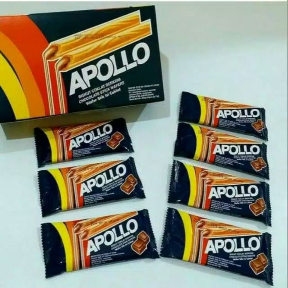 APOLLO WAFER STICK COKLAT/CHOCOLATE WAFER STICK ISI 24 | Lazada Indonesia