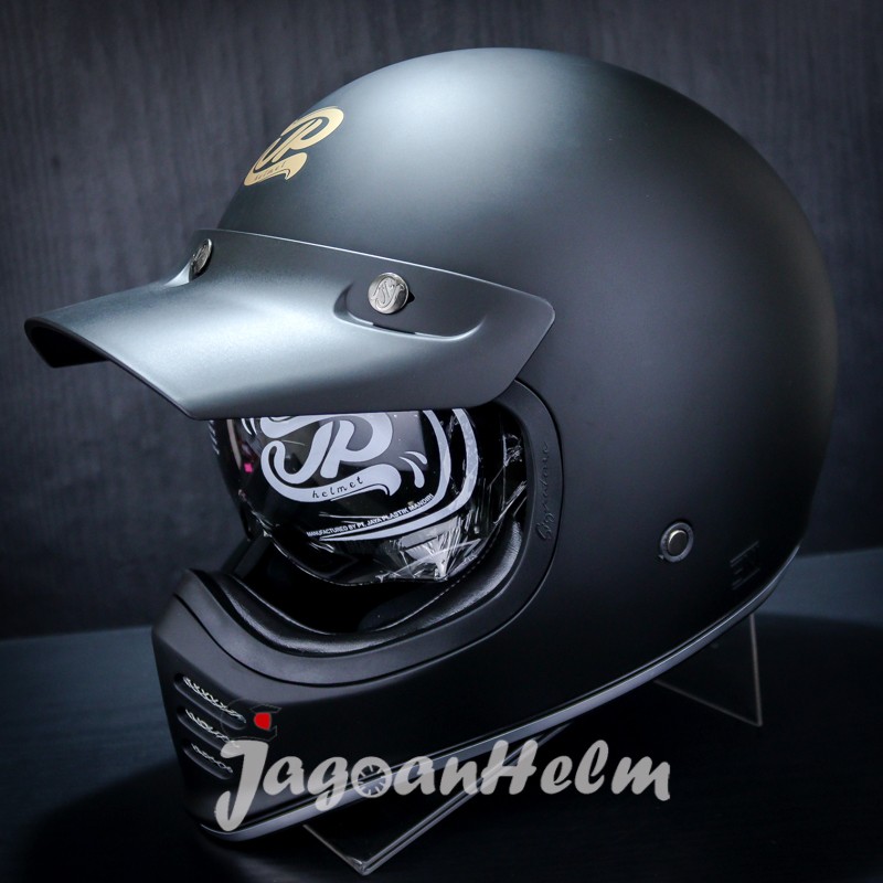 PX HELM JP SIGNATURE | BLACK DOFF GOLD | RETRO CLASSIC DDRING | Lazada ...