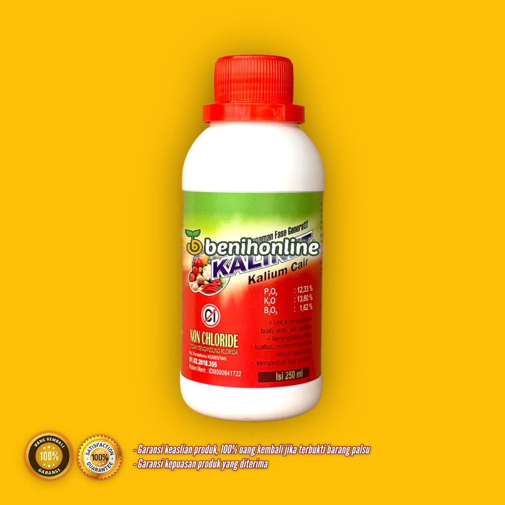 PUPUK KALIUM CAIR KALINET 250 ML (TANAMAN FASE GENERATIF) | Lazada ...