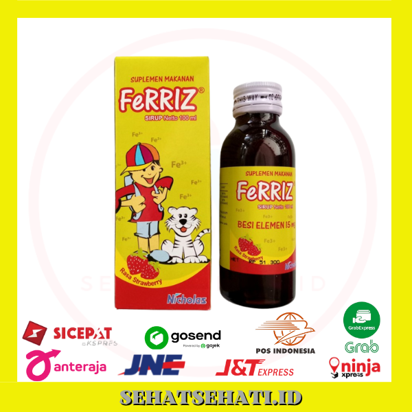 Ferriz syrup 100 ml RASA STRAWBERRY ORIGINAL PRODUK | Lazada Indonesia