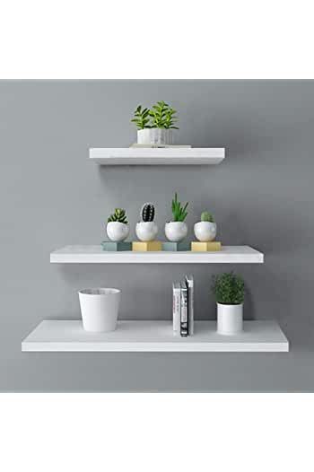 Rak hiasan dinding tempel tembok 3 susun minimalis | Lazada Indonesia