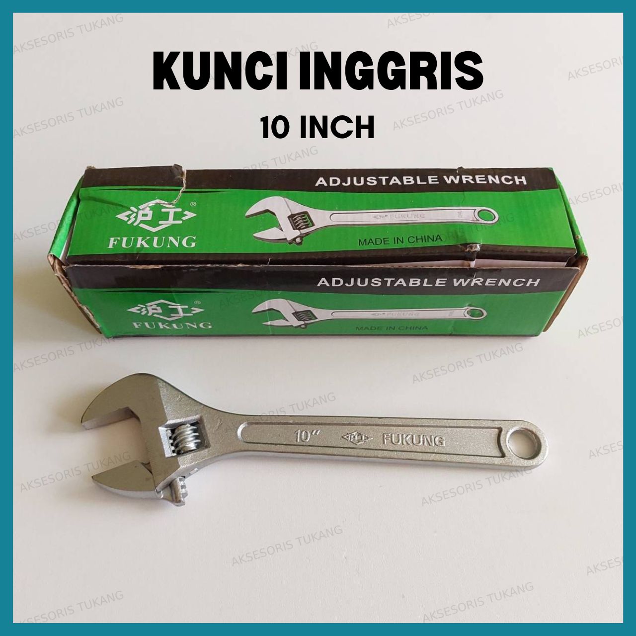 Kunci Inggris Fukung 10 Inch Adjustable Wrench 10" Inci | Lazada Indonesia