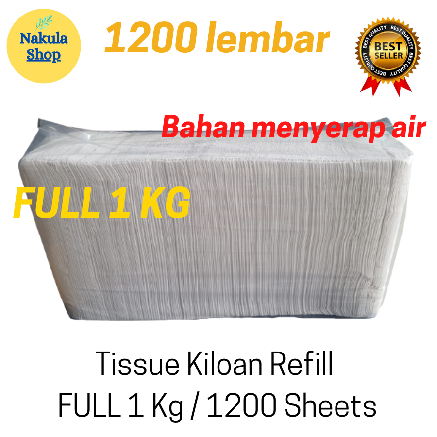 Tissue Kiloan Facial 1000 gram / Tissue 1 kg / Tisu 1000 gr | Lazada ...
