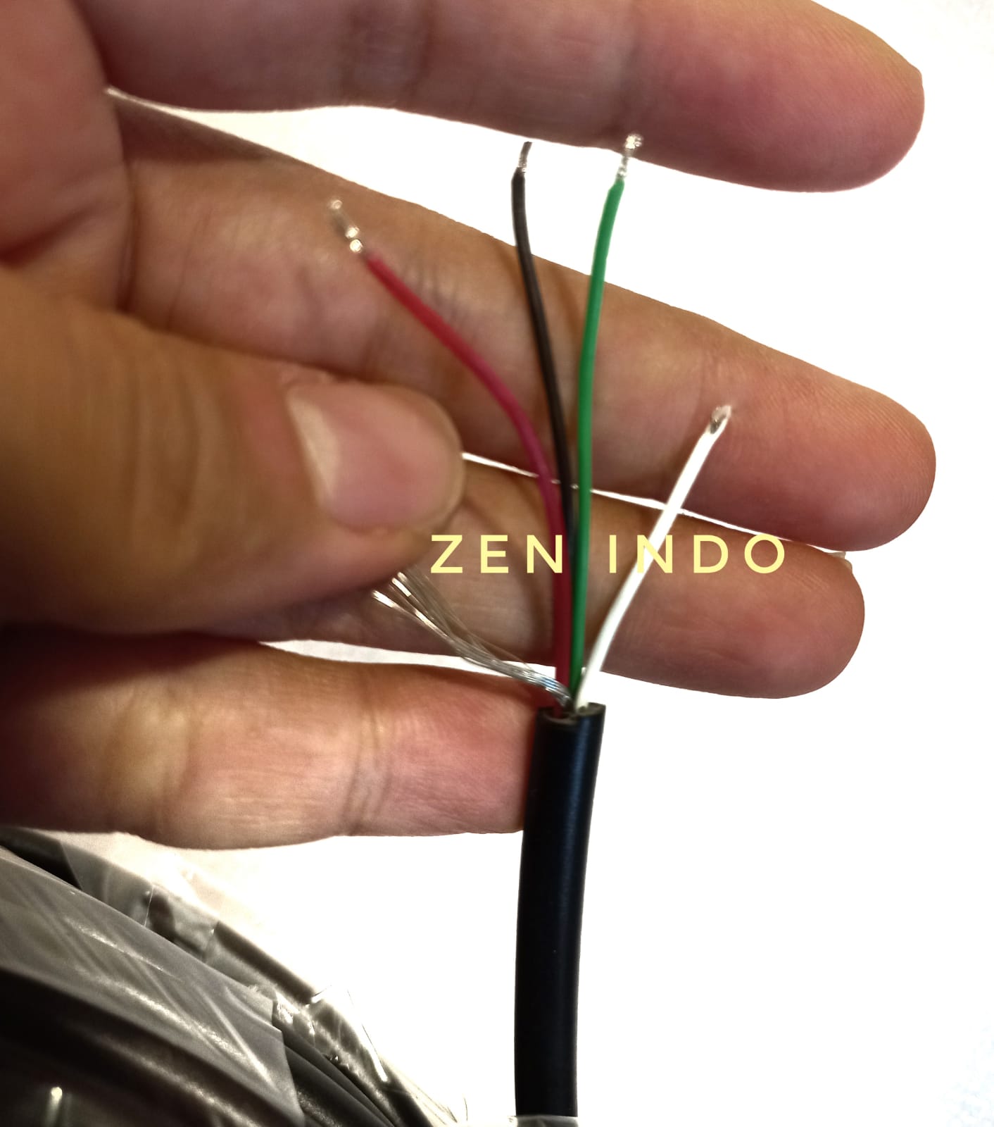 Kabel 4 Jalur AWG 24 Hitam per meter | Lazada Indonesia