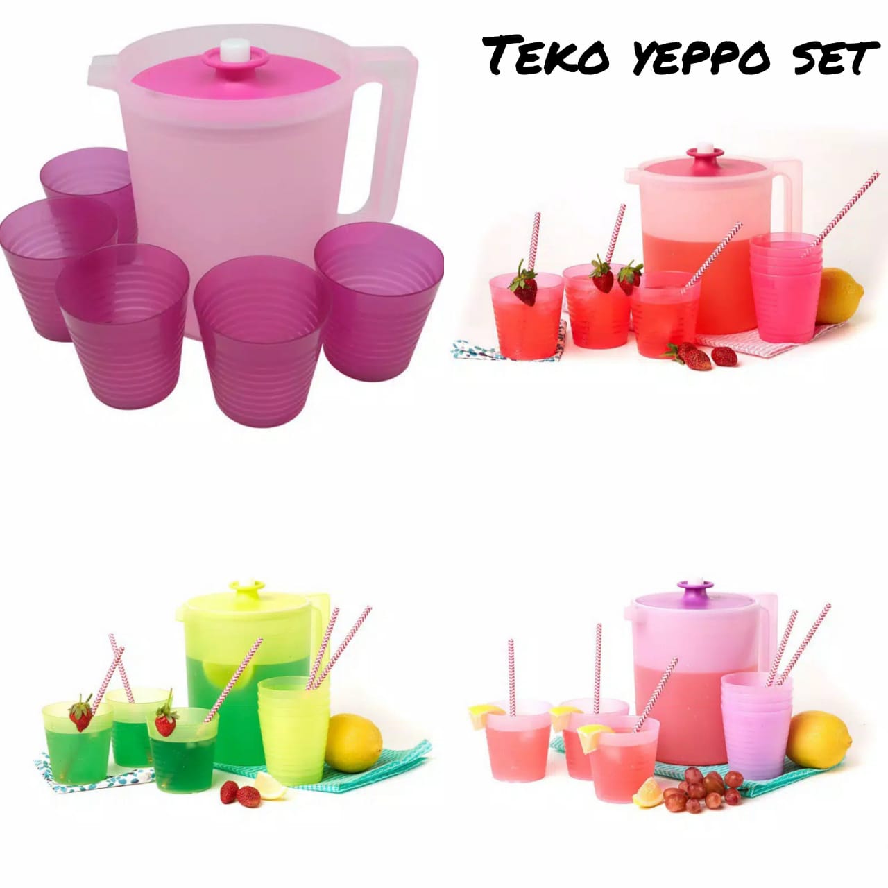 Teko Yeppo Set 5 karakter | Lazada Indonesia