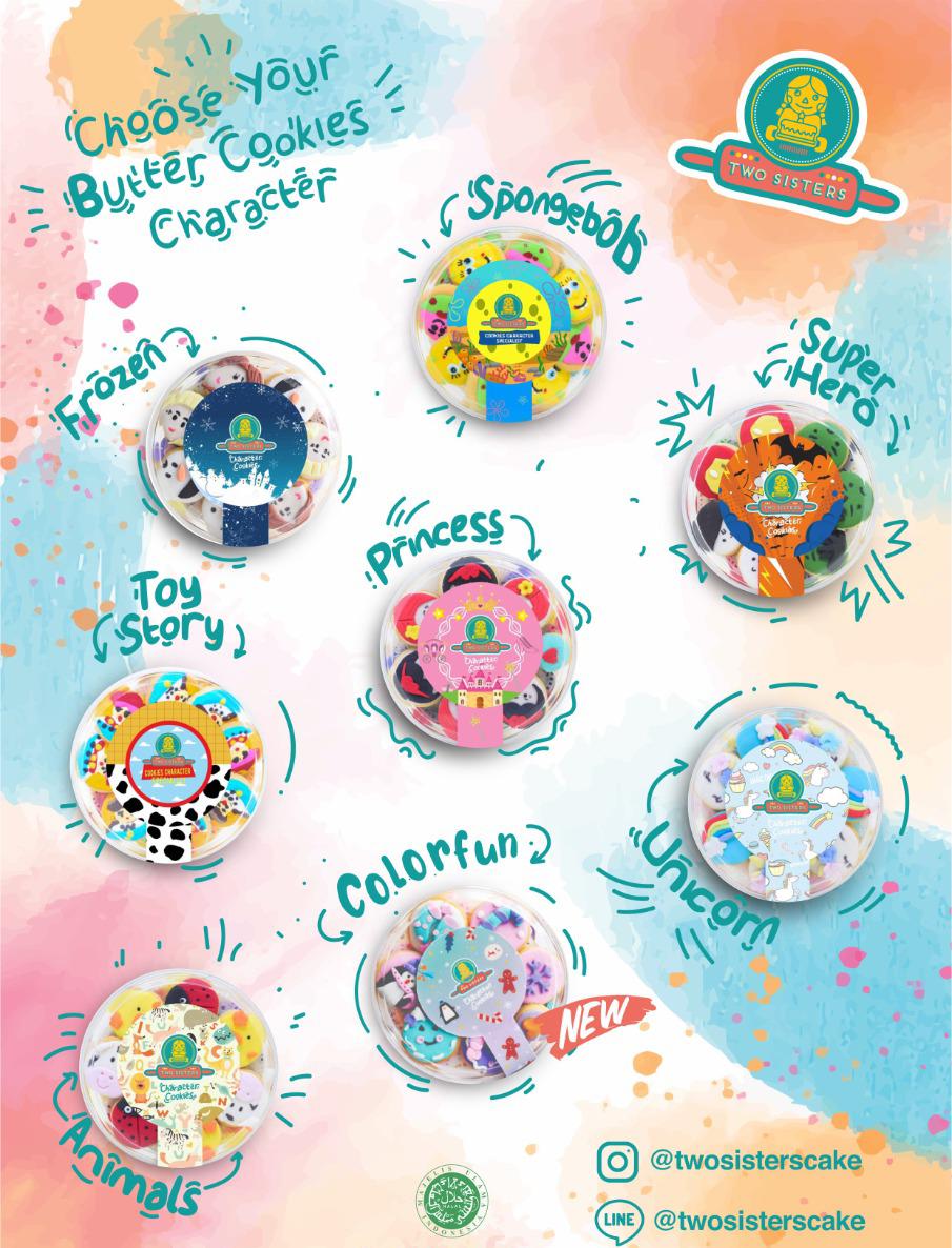 (3PCS FREE BOX LUCU)Cookies Character By Ina Cookies/Kue Karakter dari ...