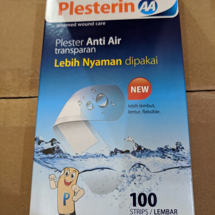 Plesterin AA anti air plester plaster luka isi 100 pcs | Lazada Indonesia