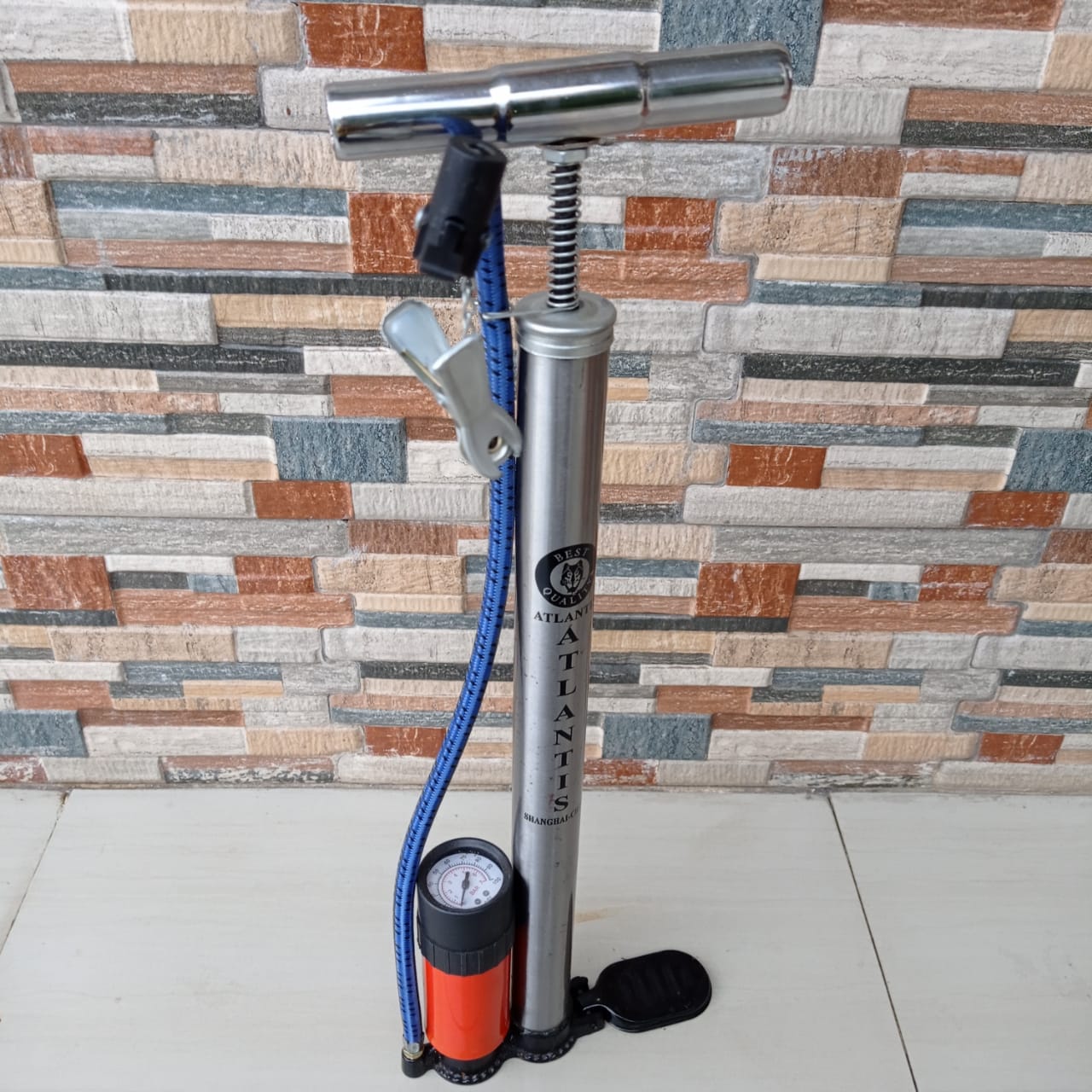 DADIDU - Pompa Tabung Atlantis Alloy Stainless / Pompa Sepeda / Pompa ...