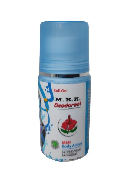 MBK Deodorant Roll On Pria Wanita Ukuran 40ml Original Aman BPOM Halal ...