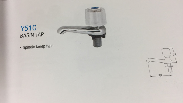 BISA COD !!! SAN EI kran wastafel type Y51C Original LAINYA Kran wastafel cuci tangan/Kran ...