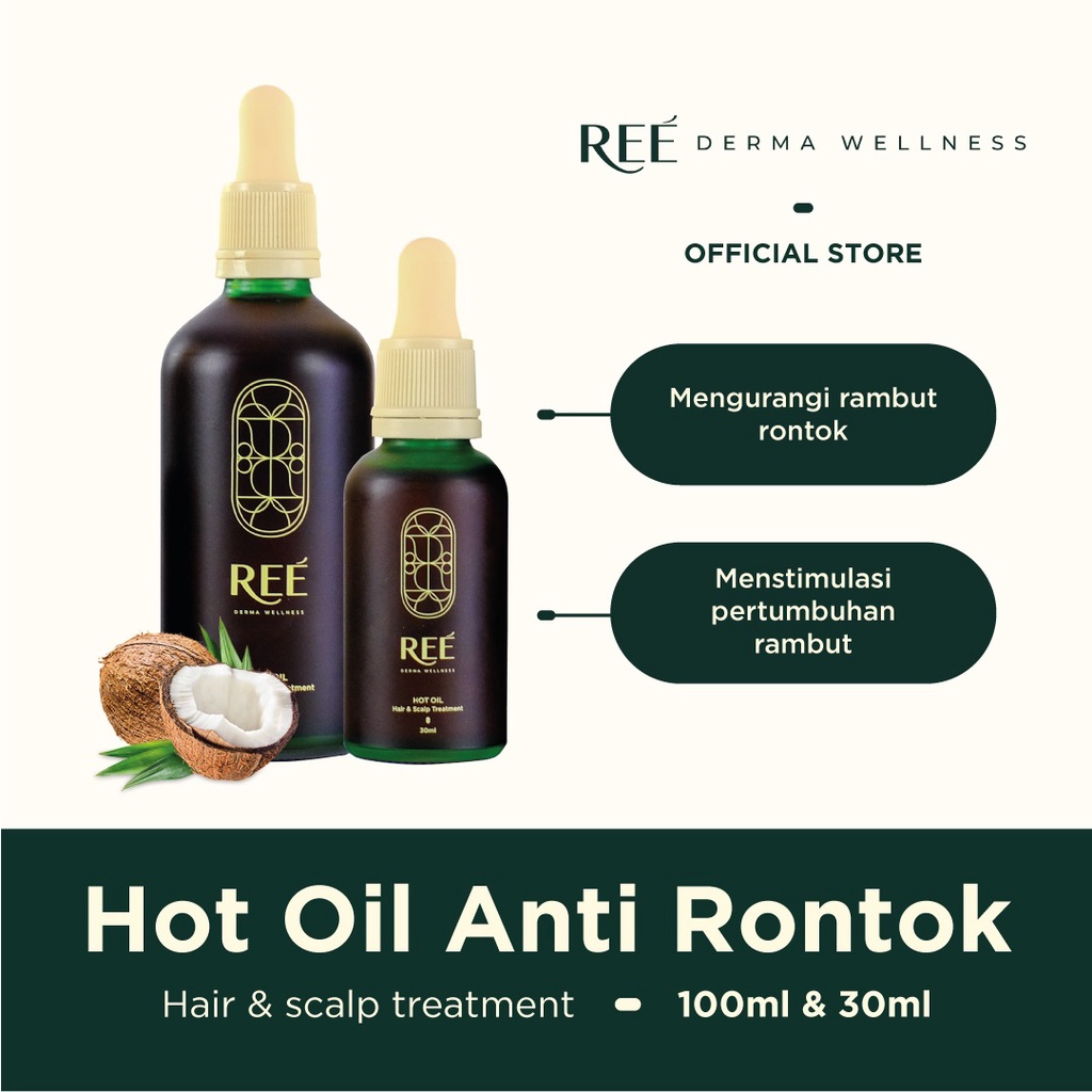 Ree Derma Wellness Hot Oil Hair & Scalp Treatment | Lazada Indonesia