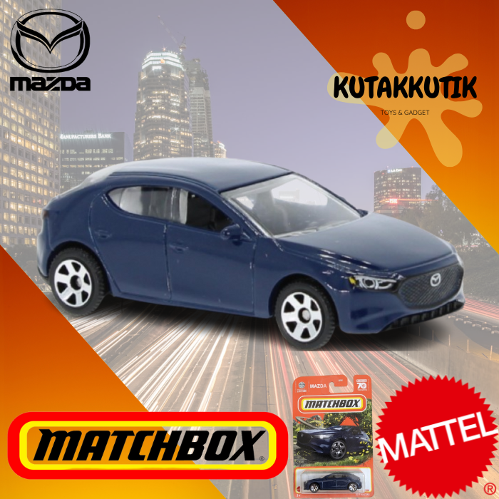 Matchbox Mobil Hatchback Sedan Mazda3 Mazda 3 Biru Tua Mazda Edition ...
