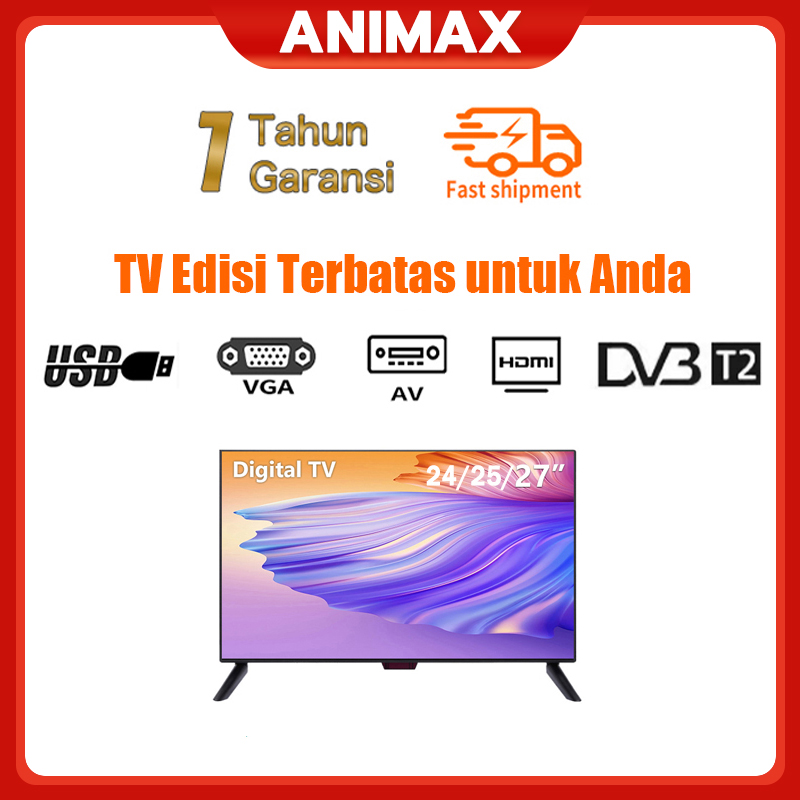 ANIMAX TV LED 24''/25''/27'' inch Digital TV Jaminan kualitas merek 1 ...