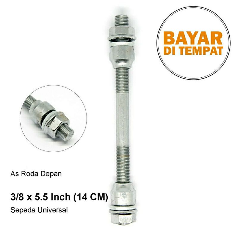 As Depan Sepeda MTB Taiwan As Roda Depan Sepeda 14 cm BMX MINION CTB ...