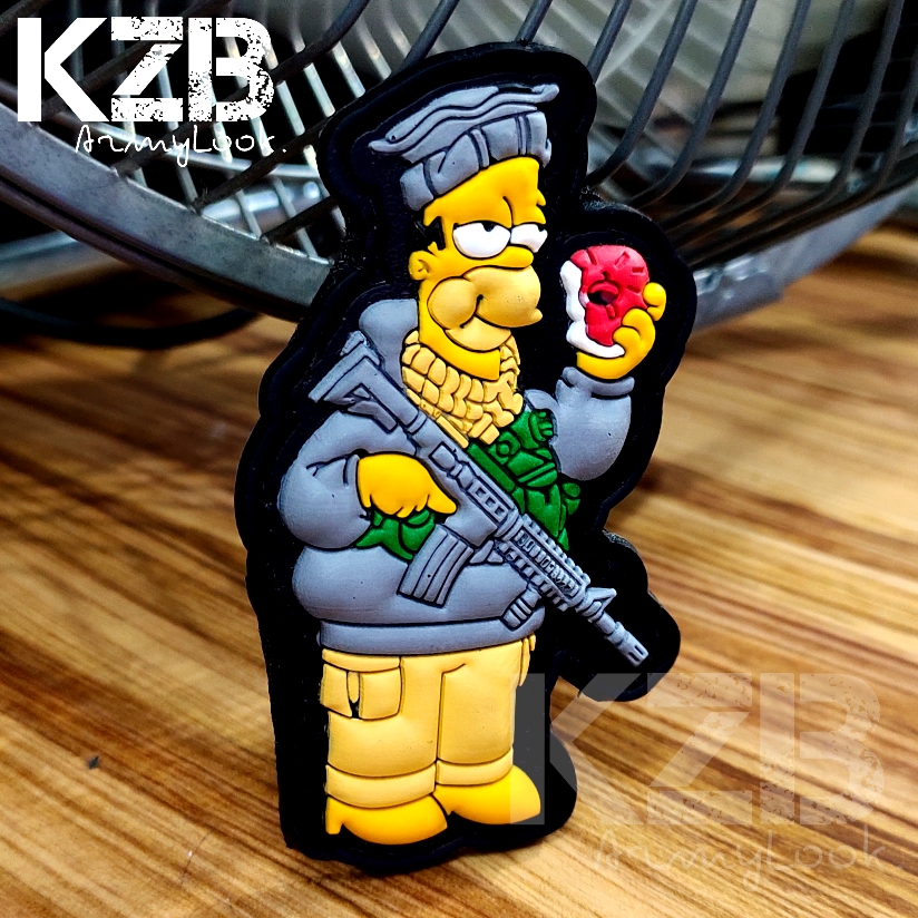 Patch Rubber Velcro Tactical THE SIMPSONS | Lazada Indonesia