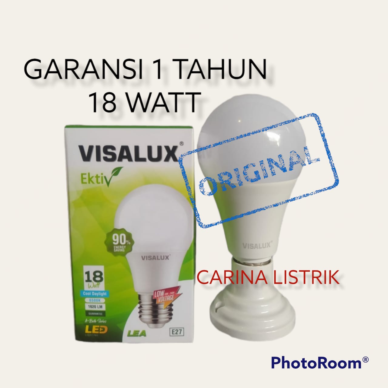 VISALUX EKTIV LED BULB 18 W SNI GARANSI 1 TAHUN | Lazada Indonesia