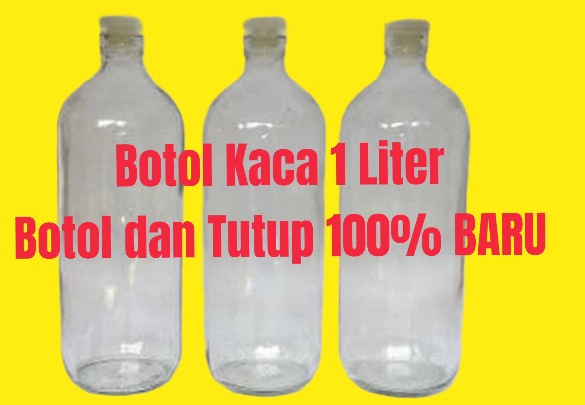 botol bensin 1 liter/botol bensin 1000ml/botol kaca 1 liter/botol jamu ...