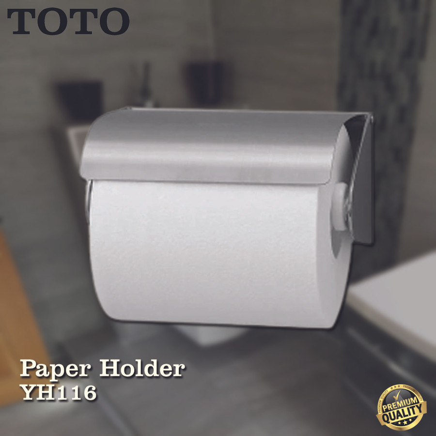 TOTO Paper Holder YH116 Stainless Steel Paper Holder Original | Lazada Indonesia
