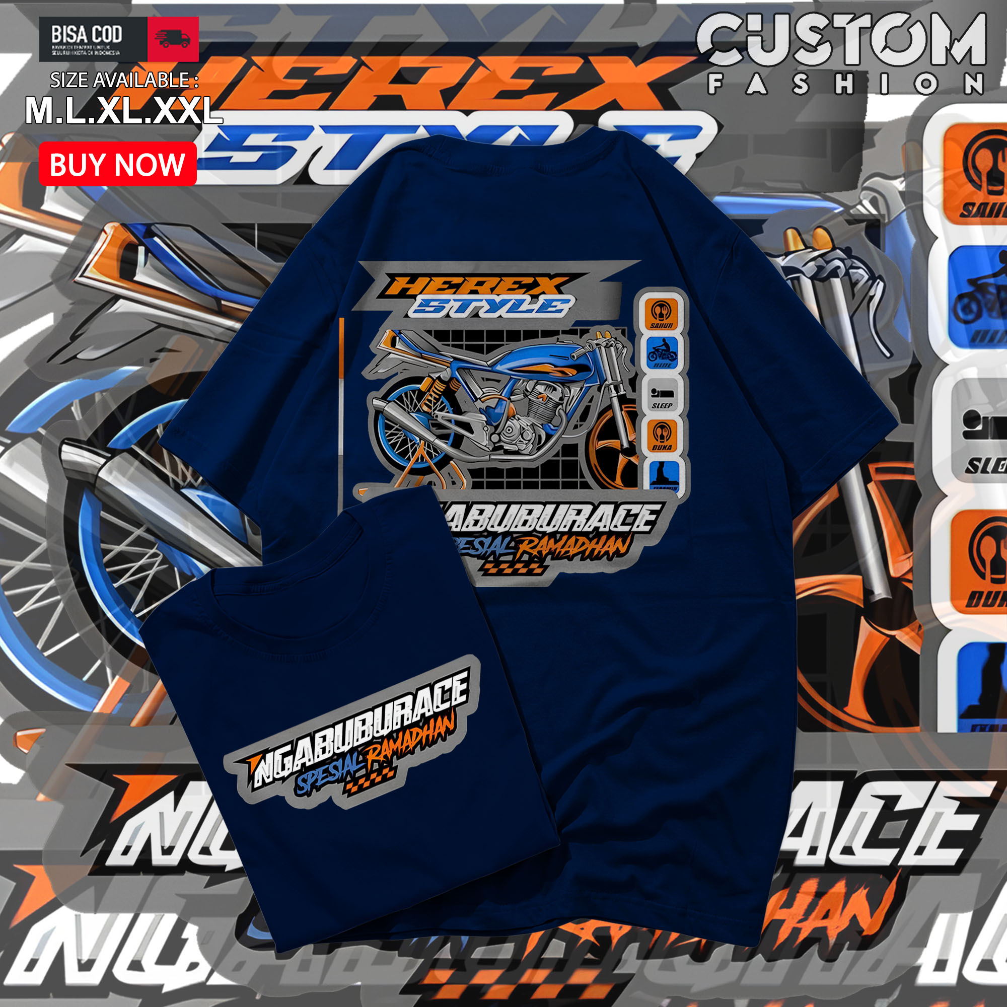Kaos Ramadhan Race 2024 Marhaban Ya Balapan Drag Bike Baju Ramadan Race ...