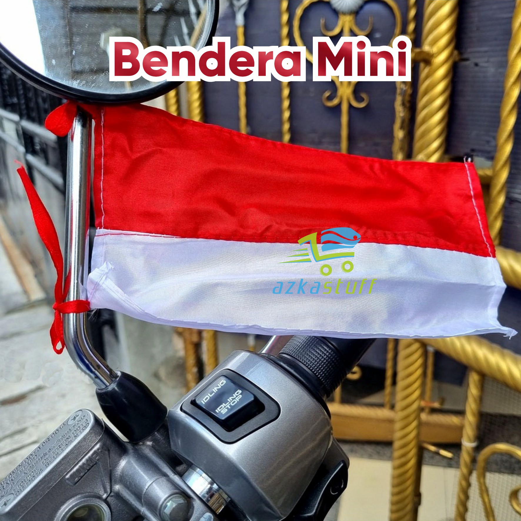 Bendera Mini - Bendera motor, bendera indonesia mini | Lazada Indonesia