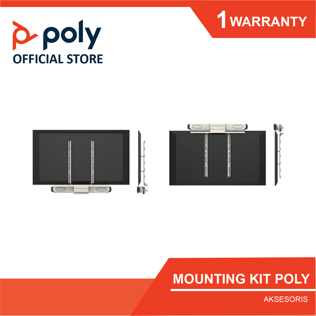 Poly Studio X50 Optional Vesa Mounting Kit | Lazada Indonesia
