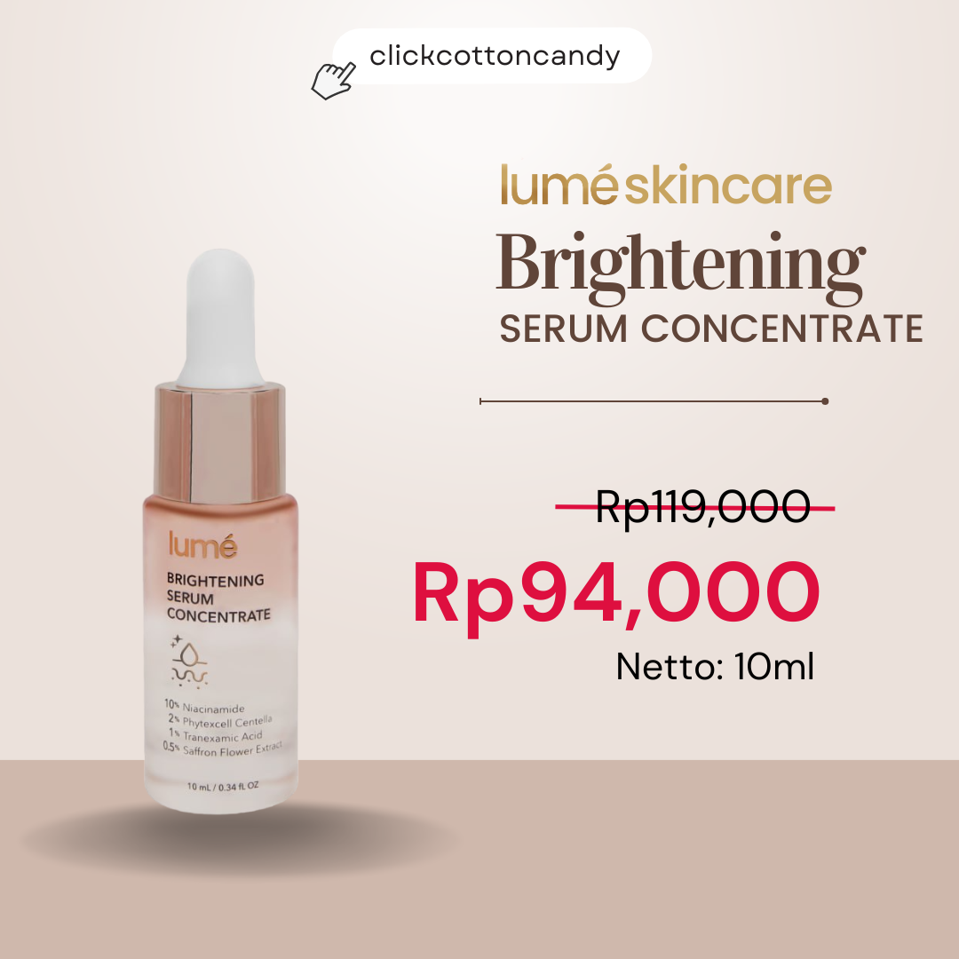 LUME Brightening Serum Concentrate Serum Pencerah Wajah Niacinamide ...