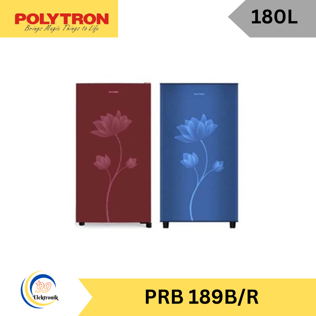 POLYTRON Kulkas 1 Pintu Beauty metal door 180 liter PRB 189B/R | Lazada ...