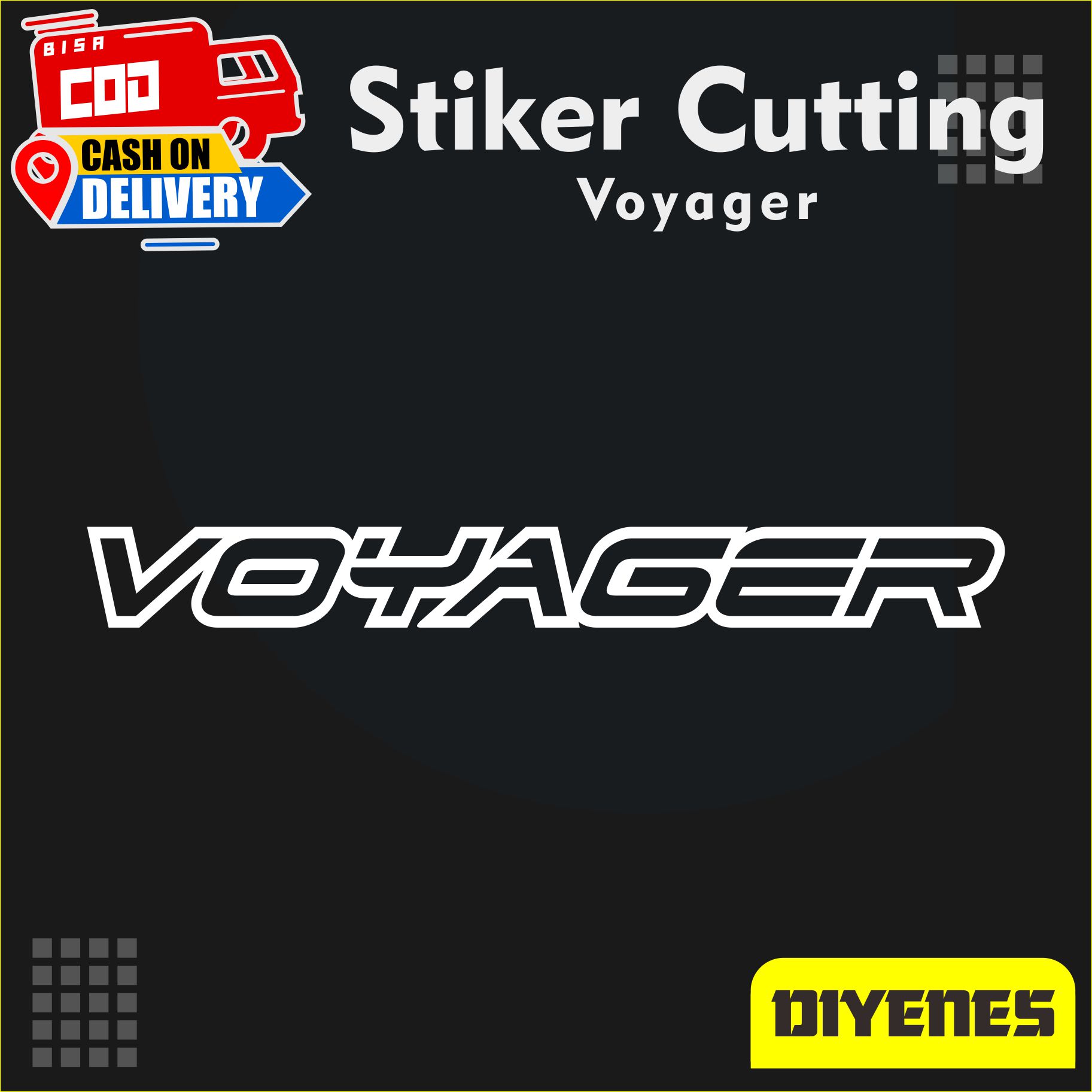 stiker voyager stiker bis voyager voyager | Lazada Indonesia